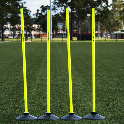 ALPHA GEAR 1M TURF BASE POLES 4PK - Alpha Elite Gear