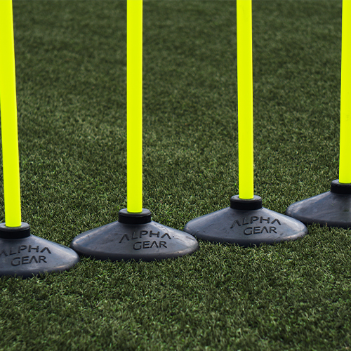 ALPHA GEAR 1M TURF BASE POLES 4PK - Alpha Elite Gear