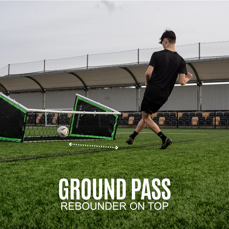 QUICKPLAY TEKKERS GS TRAINER 3-in-1 Goal, Rebounder & Wall - Alpha ...