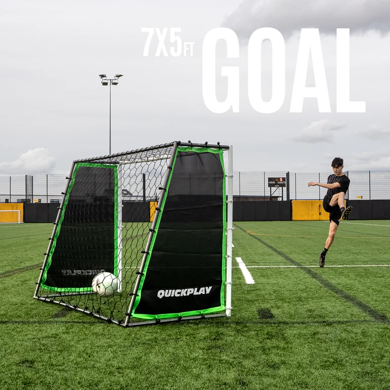 QUICKPLAY TEKKERS GS TRAINER 3-in-1 Goal, Rebounder & Wall - Alpha ...